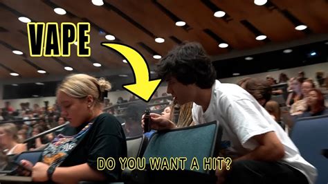 Caught Vaping In Lecture Prank Youtube