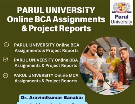 Parul University Online MBA Solved Assignments Project Reports In