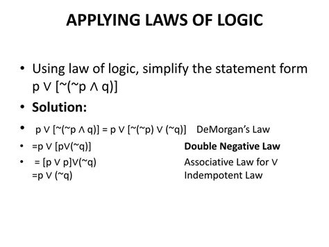 Ppt Logical Equivalence Powerpoint Presentation Free Download Id2657364