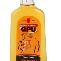 Jual GPU Liniment Oil 100 ML Sereh Pala Dan Jahe GPU Sereh Kab Sidoarjo Nanthashop