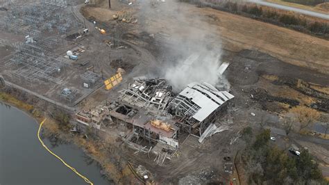 Video Explosives Topple Landmark Former Power Plant In Granite Falls