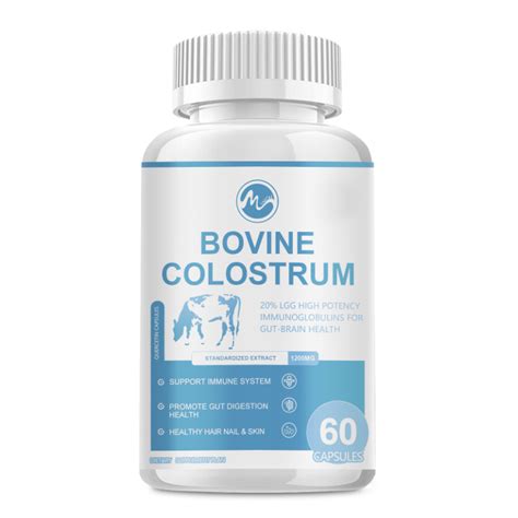Minch Colostrum Capsules Immunity Support Lactoferrin Supplement
