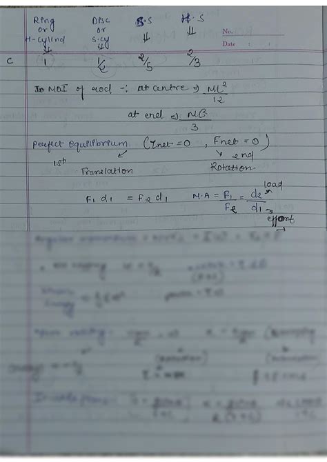 SOLUTION Rotational Motion Formula Sheet Studypool