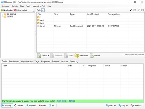 Windows S3 Browser Ice Connect Documentation