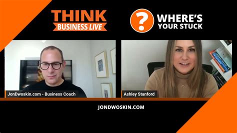 Jon Dwoskin S Where S Your Stuck With Ashley Stanford The Jon Dwoskin