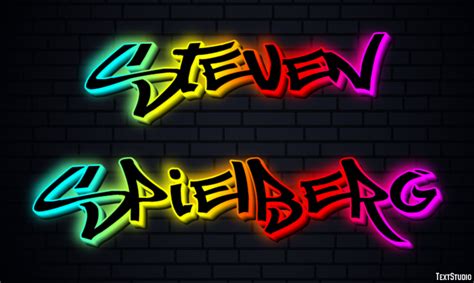Steven Spielberg Text Effect And Logo Design Celebrity
