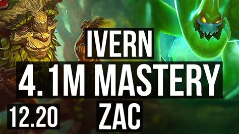 Ivern Vs Zac Jng 41m Mastery 007 1400 Games Rank 9 Ivern