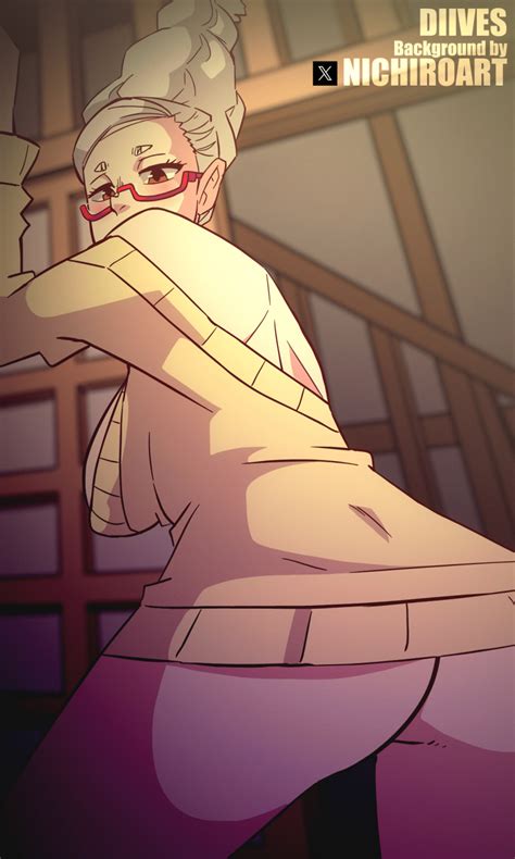 Diives Ayase Seiko Dandadan Animated Animated  Highres 1girl Artist Name Ass Ass