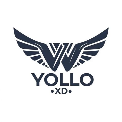 Logo Design For Yolo Xd Bold Typography With Wings Tailored For The