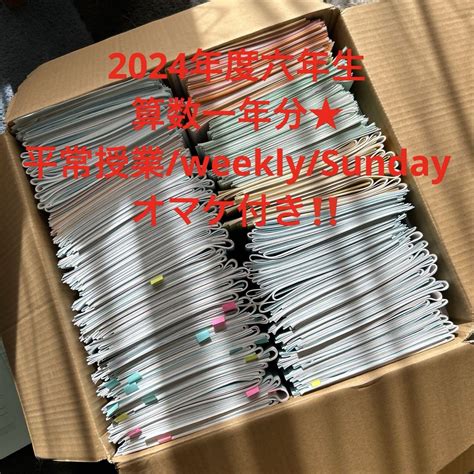 専用 ️2024年度六年生算数一年分★オマケ付き‼️ メルカリ