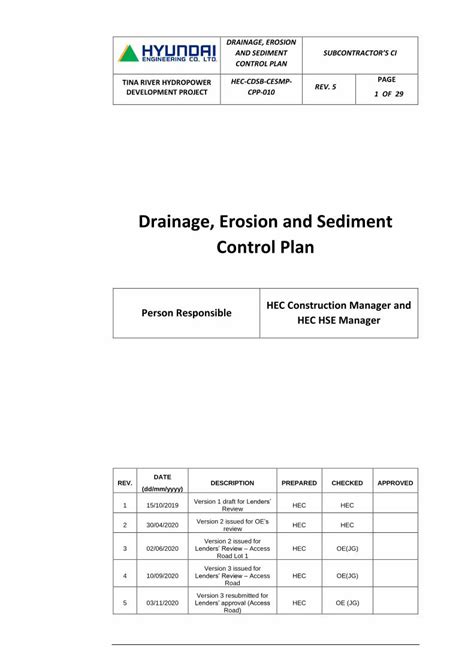 Pdf Drainage Erosion And Sediment Control Plan Dokumen Tips