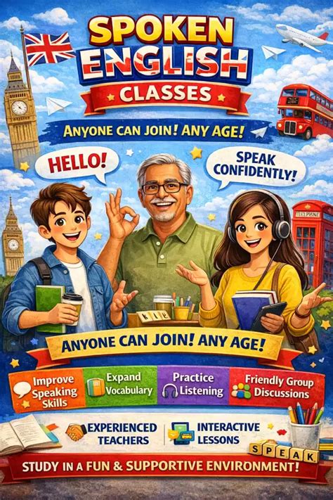 Spoken English Classes For Everyone Other Online