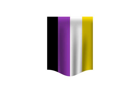 Download The Flag Of Non Binary 40 Shapes Seek Flag