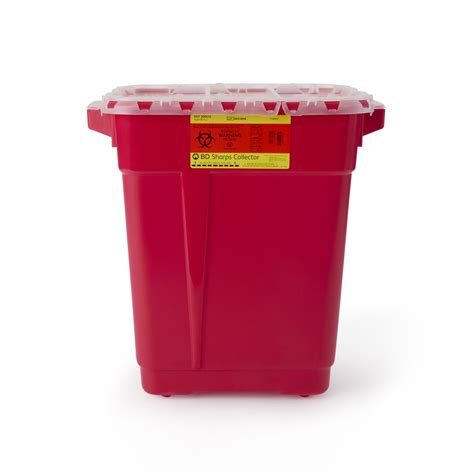 Large Sharps Container With Hinge Lid