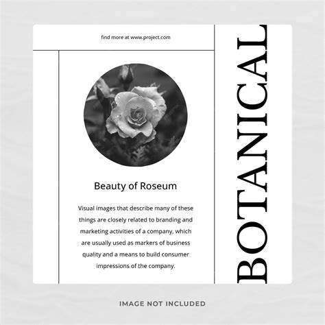 Premium Psd Branding Poster Instagram Post Template With Theme Line