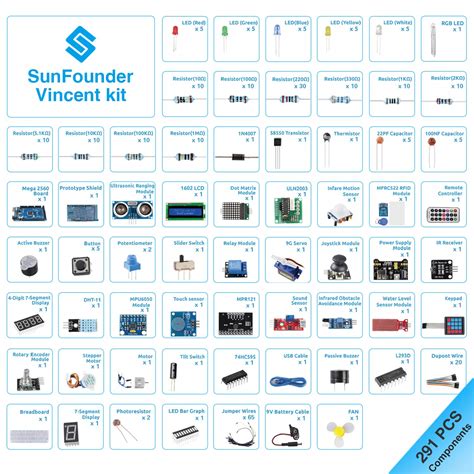 Sunfounder Project The Most Complete Electrnoics Starter Kit Compatible