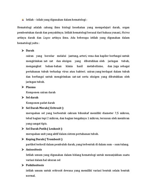 Hematologi Pdf