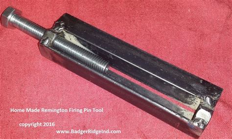 Ideas For How To Make The Tool For Installing Hunter Bolt Nose Badger