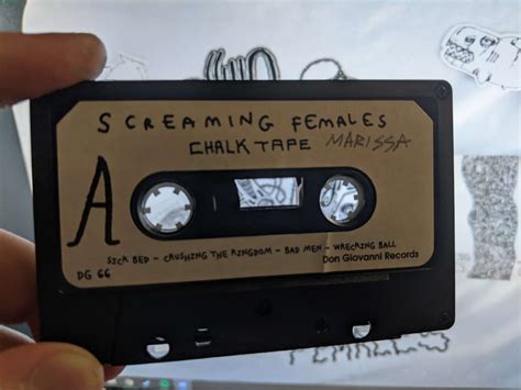 Marissa Signed My Cassette Copy Of Chalk Tape At Tonights Show R