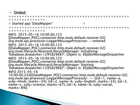 Data Mapper PPT