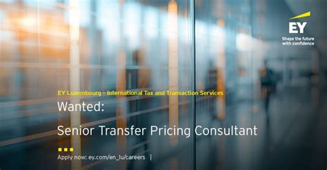 Ey Luxembourg Transferpricing Taxcareers Wearehiring Allin Alexandra Cobo