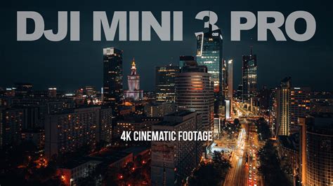 DJI Mini Pro NIGHT Cinematic CITYSCAPE Footage YouTube