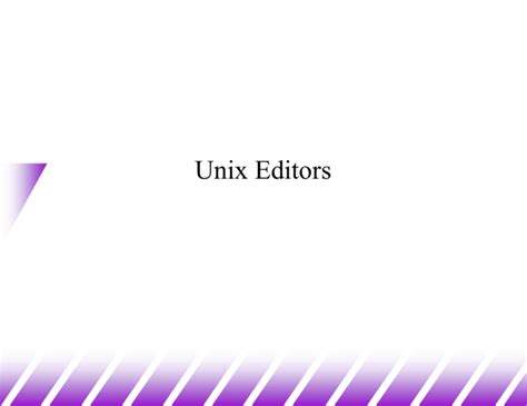 unix editors vi emacs pico command line text editing