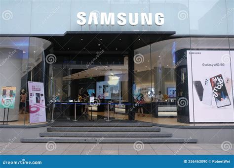 Facade Of Samsung Flagship Retail Store Editorial Image Image Of