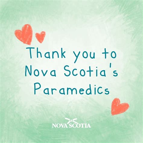 Thank You To Nova Scotias Paramedics May 24 30 Is Paramedic