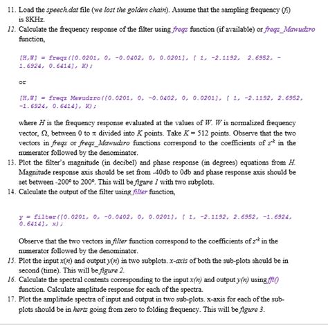 Solved A Objective This Is A MATLAB Based Exercise The Chegg
