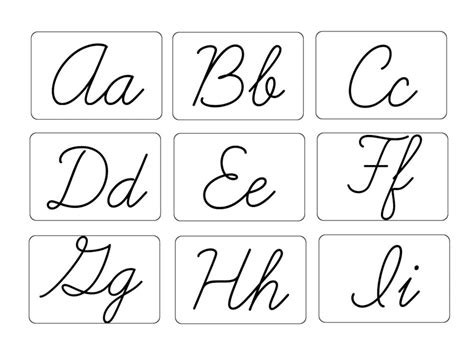 Phonetic Alphabet Activity Cursive Set Pdf Ifit Montessori