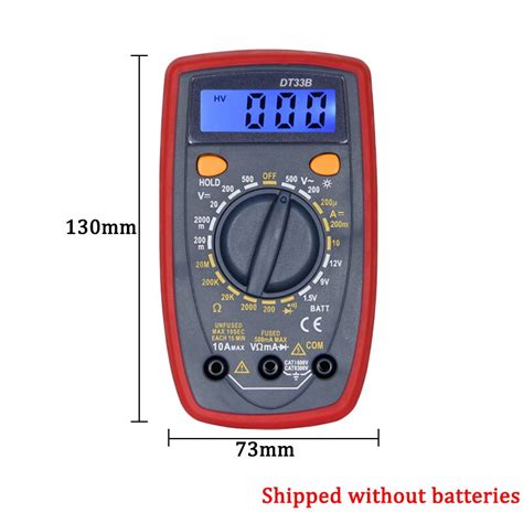 1Pcs Lcd Digitale Multimeter Voltmeter Amperemeter Grandado