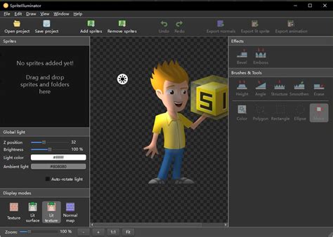 Spriteilluminator下载 法线贴图制作软件 Codeandweb Spriteilluminator V162 X64 安装