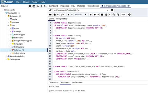 CREATE TABLE In PostgreSQL Example