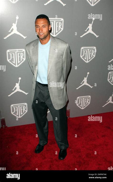 Derek Jeter Arriving For The Jordan Celebrates Derek Jeter Party New