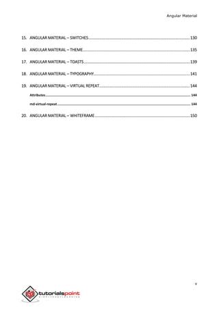 Angular Material Tutorial PDF