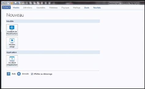 Création du modèle Comsol Download Scientific Diagram
