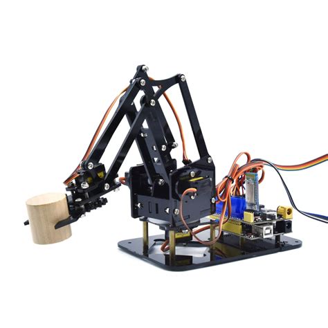 Kit Completo De Bra O Rob Tico Dof Em Acr Lico Para Arduino Keyestudio Ks X
