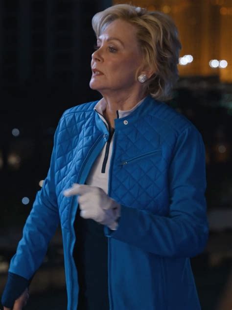 Deborah Vance Hacks Season 3 Blue Quilted Jacket Texas Jackets