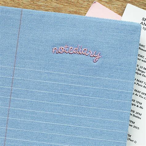 2nul Lined Notebook Undated Diary Scheduler Fallindesign