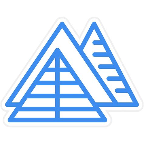 Premium Vector Vector Design Pyramid Icon Style