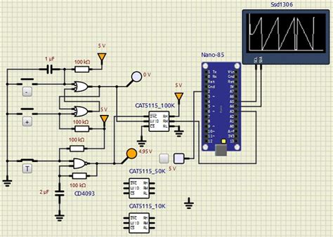 Measurement Test For Linearity Of A Digital Potentiometer On A Plotter