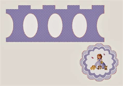 Sofia The Frist Free Printable Mini Cupcake Stand Oh My Fiesta In