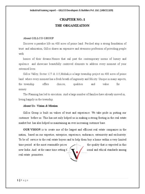 Industrial Training Report Pdf
