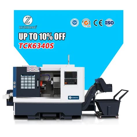 Slant Bed Linear Guide Rail TCK S Automatic Precision CNC Lathe Machine CNC Lathe And CNC