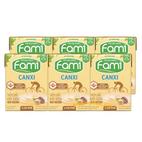Fami Canxi Cafe Soy Milk 200ml Hong Phat Import Export Co Ltd