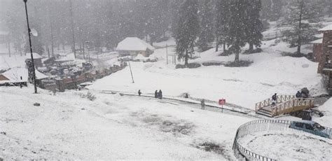 First Snowfall Of The Season In High Altitude Areas Of Jammu And