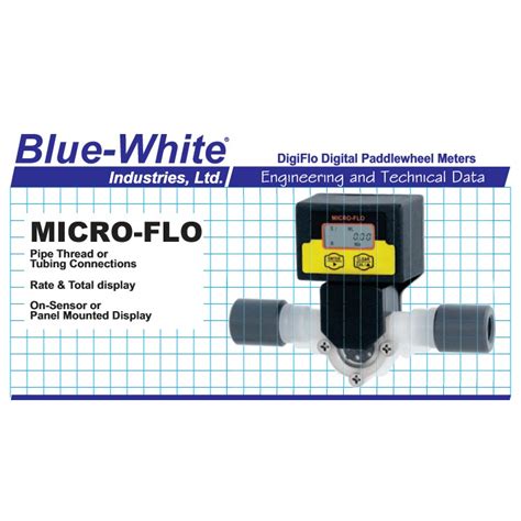 Jual Blue White Peristaltic Dosing Micro Flo Flow Verification System