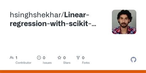 Github Hsinghshekhar Linear Regression With Scikit Learn Week2