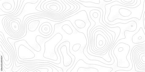 Abstract Topo Counter Map Seamless Pattern And Topography Map Wave Line